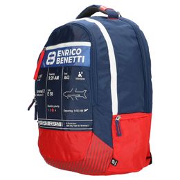 HTI-Living Rucksack Laptoptasche Blau-Rot