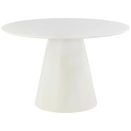 Xora Esstisch, Beige, Holzwerkstoff, rund, konisch, 120x75x120 cm, Esszimmer, Tische, Esstische, Esstische rund
