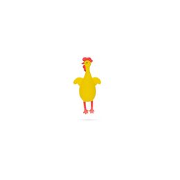 Beeztees Hundespielzeug Huhn 'Avesta' gelb 25,5 cm, mit Squeaker