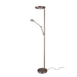 Trio LED-Stehleuchte Barrie Messingfarben max. 32 Watt