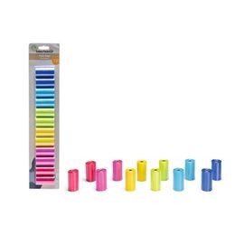 Beeztees Hundekotbeutel regenbogenfarben 12 x 20 St&uuml;ck