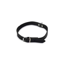 Beeztees Hundehalsband Leder schwarz 57 x 2 cm