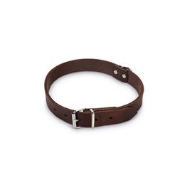 Beeztees Hundehalsband Leder braun 62 x 2,5 cm
