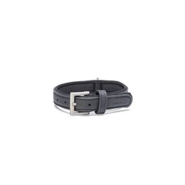 Beeztees Hundehalsband 'Balacron AX' Kunstleder schwarz 31-39 x 2 cm
