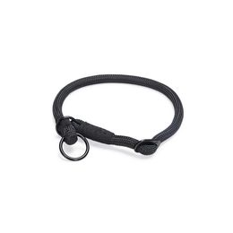 Beeztees Hundehalsband 'Parinca Premium' schwarz 55 x 1,2 cm