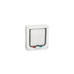 Beeztees Katzenklappe 'Muze' wei&szlig; mit Magneten 20 x 19 x 5,5 cm