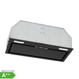 Klarstein Camila Dunstabzugshaube Einbau 70 cm 397 m&sup3;/h LED Touch Edelstahl Schwarz