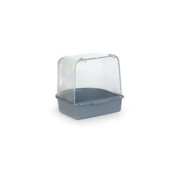 Beeztees Vogelbadehaus grau 13 x 13 x 13 cm