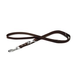 Beeztees Hundef&uuml;hrleine Leder braun 200 x 1,8 cm