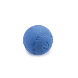 Beeztees Hundespielzeug Gummiball mit Squeazer blau &Oslash;7,5 cm