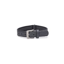Beeztees Hundehalsband 'Balacron AX' Kunstleder schwarz 38-48 x 2,5 cm