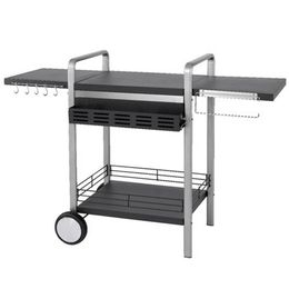 Tepro BBQ-Tisch 'Universal' Stahl schwarz 150,5 x 97,5 x 59,5 cm
