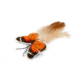 Beeztees Katzenspielzeug Pl&uuml;schschmetterling 'Fligo' 8 x 16 cm
