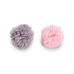 Beeztees Katzenspielzeug B&auml;lle 'Orco' Polyester rosa/lila &Oslash; 4 cm, 2er-Pack