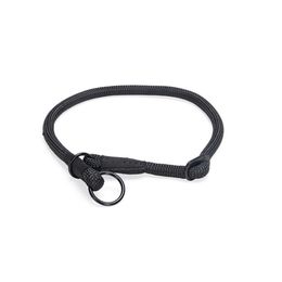 Beeztees Hundehalsband 'Parinca Premium' schwarz 60 x 1,2 cm