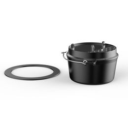 Tepro Dutch Oven Einleger Gusseisen 32,5 x 18,4 x 31 cm