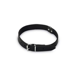 Beeztees Hundehalsband Leder schwarz 62 x 2,5 cm
