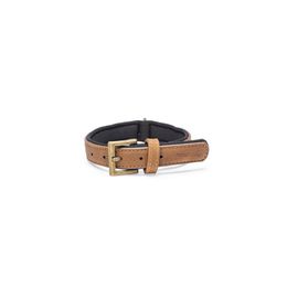 Beeztees Hundehalsband 'Balacron AX' Kunstleder braun 31-39 x 2 cm