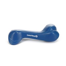 Beeztees Hundespielzeug Vollgummiknochen blau 14 cm