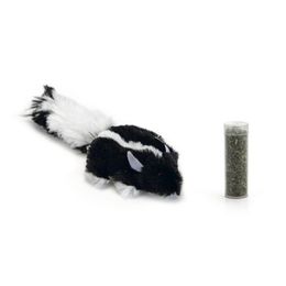Beeztees Katzenspielzeug 'Flacher Snuffy' Pl&uuml;sch mit Katzenminze 14 cm