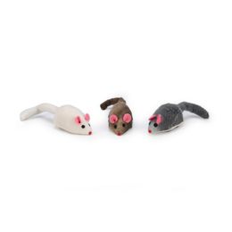 Beeztees Katzenspielzeug Rollmaus 'Speedy' sortiert mit R&uuml;ckzugmotor und Katzenminze 8 cm