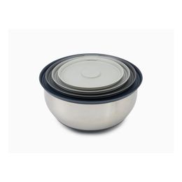 Joseph Joseph 4-tlg Edelstahlsch&uuml;sseln-Set mit Deckeln Edelstahl Silber