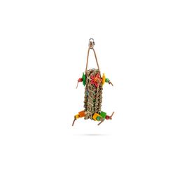 Beeztees Vogelspielzeug 'Rika' Gras/Holz &Oslash; 12 x 29 cm