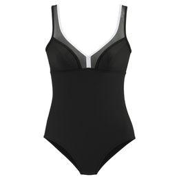 Lascana Swimsuit female size M Black / White
