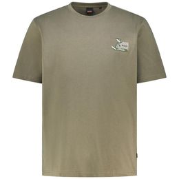 Herren Gro&szlig;e Gr&ouml;&szlig;en | BOSS T-Shirt aus Baumwolle Farbe khaki Gr&ouml;&szlig;e: 4XL