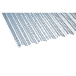 Gutta PVC-Wellplatte 'Prisma 76/18' klar 120 x 90 x 0,25 cm