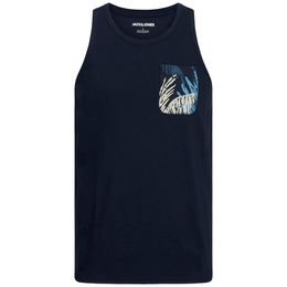 Jack & Jones Herren Gro&szlig;e Gr&ouml;&szlig;en | Jack&Jones Tanktop mit Print Farbe marine Gr&ouml;&szlig;e: 5XL
