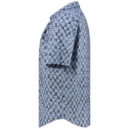 Herren Gro&szlig;e Gr&ouml;&szlig;en | BOSS Freizeithemd aus Baumwolle Farbe blau/schwarz Gr&ouml;&szlig;e: 4XL