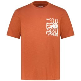 Jack & Jones Herren Gro&szlig;e Gr&ouml;&szlig;en | Jack&Jones T-Shirt mit Print Farbe ziegelrot Gr&ouml;&szlig;e: 8XL