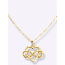 Kettenanh&auml;nger Lady, gold (gelbgold 375), Schmuckanh&auml;nger, Damen, Gelbgold 375, Kettenanh&auml;nger