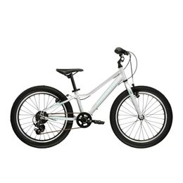 Kinderfahrrad KROSS "KROSS Kinderrad 20" Lea Mini 1.0 Silber 6 G&auml;nge" Gr. 28, silberfarben, silberfarben, Fahrr&auml;der, Kinder, 28cm, 20 Zoll (50,80cm) hinten: 20 Zoll (50,80cm), Rahmen aus Aluminium Performance