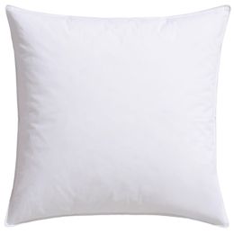 Federkopfkissen OTTO HOME "K&ouml;niz, Kopkissen 40x80 cm, 80x80 cm", wei&szlig;, B:80cm L:80cm, Bezug: 100% Baumwolle. F&uuml;llung: 85% Federn, 15% Daunen, Kopfkissen, Kissen, Made in Germany, allergikerfreundlich, Made in Green