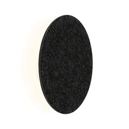 Paulmann LED Wandleuchte "Tulga 2700K, 230V, Anthrazit", grau (anthrazit), 1, &Oslash; 20cm H: 20cm, 1 Stk., Leuchten, 3-Step-Dim, LED Wandleuchte