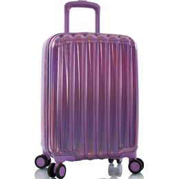 Hartschalen-Trolley Heys "Astro, verschiedene Gr&ouml;&szlig;en und Farben", Gr. B/H/T: 36cm x 53cm x 22cm 32 l, lila, Polycarbonat-Verbundwerkstoff, festlich, Koffer, Heys Reisegep&auml;ck TSA Schloss Volumenerweiterung