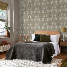 Vliestapete "Pimpernel", grau, B:0,52m L:10m, Vlies, WILLIAM MORRIS AT HOME, Tapeten, Design Tapeten