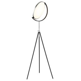 Globo LIGHTING Stehlampe "MIRO", schwarz matt, 1, &Oslash; 39,6cm H: 168cm, 1 Stk., Leuchten, LED Stehleuchte schwarz, dimmbar, Memory, RGB, h&ouml;henverstellbar, Stehlampe
