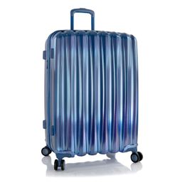 Hartschalen-Trolley Heys "Astro, verschiedene Gr&ouml;&szlig;en und Farben", Gr. B/H/T: 51cm x 76cm x 30cm 104 l, blau, Polycarbonat-Verbundwerkstoff, festlich, Koffer, Heys Reisegep&auml;ck TSA Schloss Volumenerweiterung