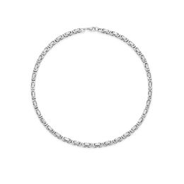 K&ouml;nigskette Firetti "Schmuck Geschenk Edelstahl Halsschmuck Halskette 5,5 mm breit" Gr. 45, silber (silberfarben), Halsketten, Herren, 45, Edelstahl, B: 5,5mm, K&ouml;nigskette, B:5,5mm