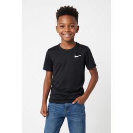T-Shirt Nike Sportswear "NKB B NK DF LEGEND SS TEE", M&auml;dchen, Gr. 104, schwarz, Obermaterial: 100% Polyester, Shirts T-Shirt, f&uuml;r sportliche Aktivit&auml;ten, sportlicher Stil, f&uuml;r Kinder