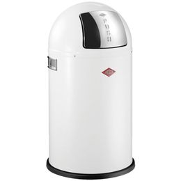 M&uuml;lleimer Wesco "Pushboy Junior", wei&szlig;, B:35cm H:63cm T:35cm, Stahlblech, M&uuml;lleimer, M&uuml;lleimer, Abfallsammler 22 Liter