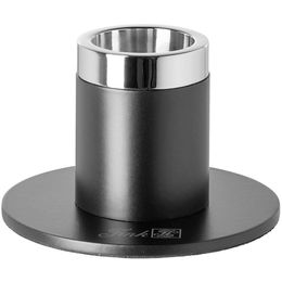 Kerzenleuchter Fink "ENNO", schwarz, B:8cm H:5cm T:8cm &Oslash;:8cm, Metall, Kerzenhalter
