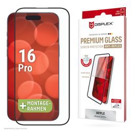 Displex Displayschutzglas "Premium Glass Full Cover Anti-Reflex", transparent, B:9cm H:1,5cm T:20mm, Displayfolien, Displayschutzfolie, Schutzfolie, Bildschirmschutz, kratz- & sto&szlig;fest