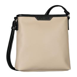 Umh&auml;ngetasche Tom Tailor "Leora", Damen, Gr. B/H/T: 25cm x 24cm x 6cm, beige (natur), Polyurethan, Taschen Umh&auml;ngetasche, leichtgewichtige Styles aus fein genarbtem Lederimitat