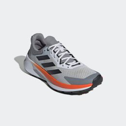 Trailrunningschuh adidas terrex "SOULSTRIDE FLOW", Herren, Gr. 45, dash grau, carbon, semi impact orange, Synthetik, Textil, Schuhe