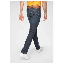 Levi's Slim-fit-Jeans LEVI'S "511 SLIM", Herren, Gr. 32, L&auml;nge 32, blau (biologia adv), Denim/Jeans, Obermaterial: 99% Baumwolle, 1% Elasthan, unifarben, skinny fit kn&ouml;chellang, Jeans Slim-fit-Jeans, mit Stretch