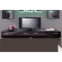 Lowboard H&Ouml;LTKEMEYER "Flame", schwarz, B:120cm, Sideboards, Lowboard, TV-Board, Breite 90 cm oder 120 cm